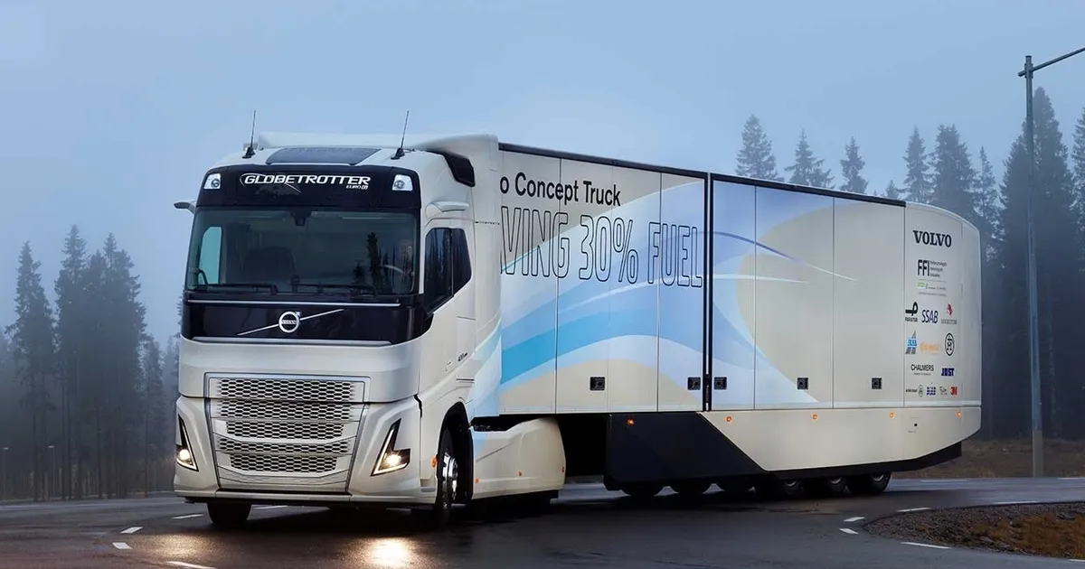 Eerste hybridevoertuig van Volvo Trucks voor internationaal transport ...
