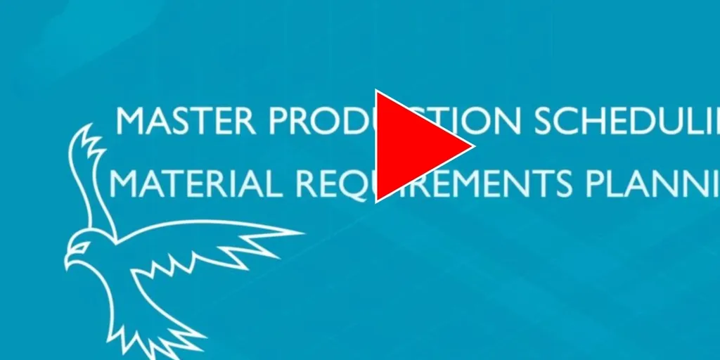 Master Production Scheduling/Material Requirements Planning - Value chain