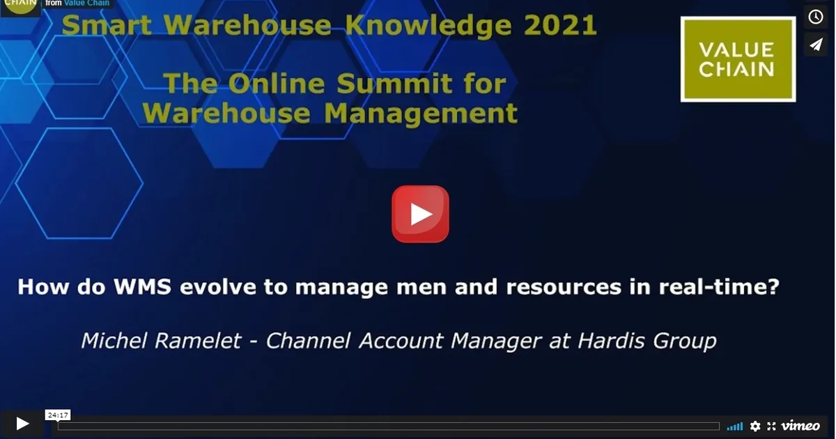 How do WMS evolve to manage men and resources in real-time? - Value chain