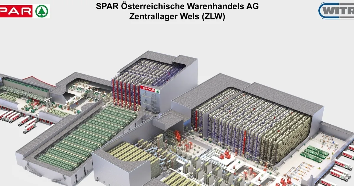 Witron voltooit vierde bouwfase van centraal Spar-magazijn - Value chain
