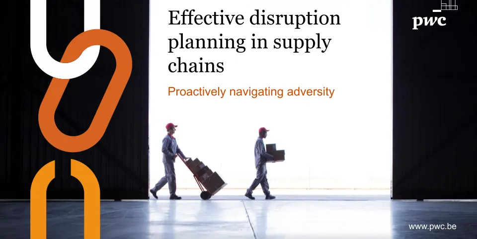Effective disruption planning in supply chains - Value chain